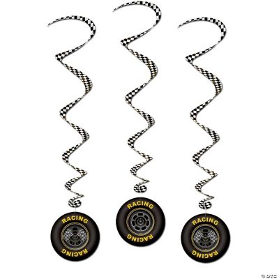 Beistle - Racing Tire Whirls - 6 Pack | Oriental Trading