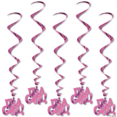Beistle - It's A Girl! Whirls - 6 Pack | Oriental Trading