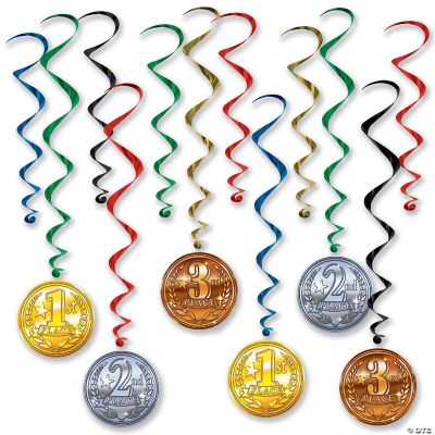 Beistle - Award Medal Whirls - 6 Pack | Oriental Trading
