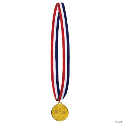 Beistle - Awesome Medal w/Ribbon - 12 Pack | Oriental Trading