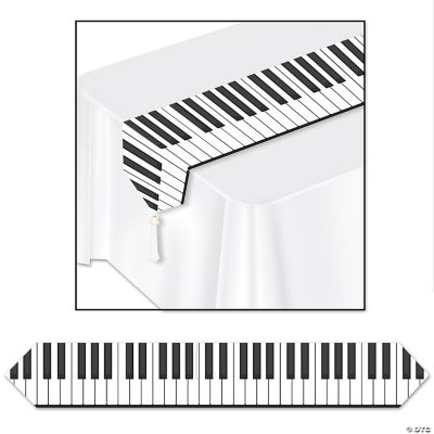 Beistle - Printed Piano Keyboard Table Runner - 12 Pack | Oriental Trading