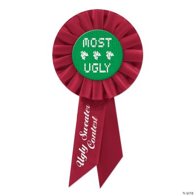 Beistle - Ugly Sweater Rosette - 6 Pack