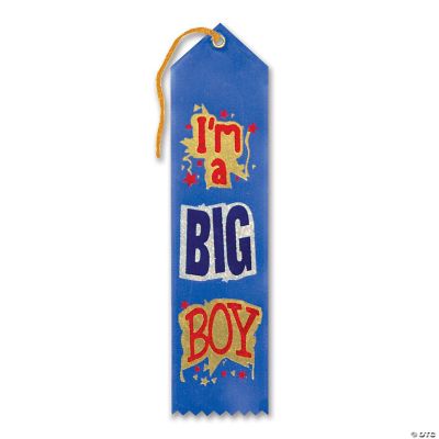 Beistle - I'm A Big Boy Award Ribbon - 6 Pack | Oriental Trading