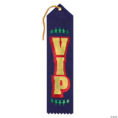 Beistle - VIP Award Ribbon - 6 Pack | Oriental Trading