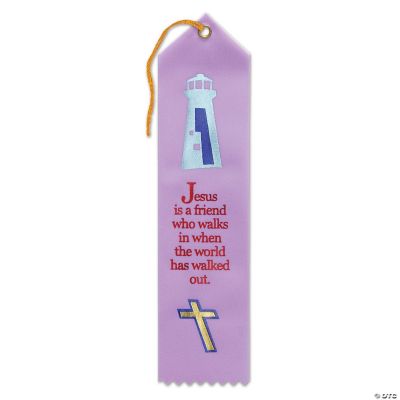 Beistle - Jesus Is A Friend Ribbon - 6 Pack | Oriental Trading