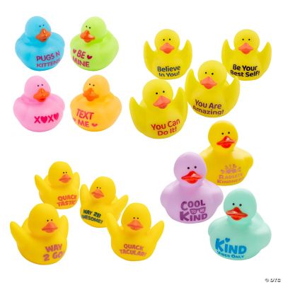 Inspirational & Motivational Sayings Duck Assortment - 48 Pc.