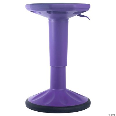 Bintiva Height Adjustable Wobble Stool, Purple | Oriental Trading