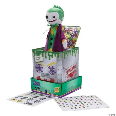 DC Comics The Joker Jack-in-the-Box With Stickers | Oriental Trading
