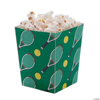 3" x 4" Tennis Racket & Ball Popcorn Boxes - 24 Pc. | Oriental Trading