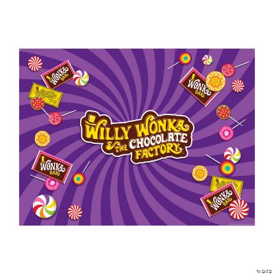 8 ft. x 6 ft. Willy Wonka & the Chocolate Factory™ Polyester Backdrop ...