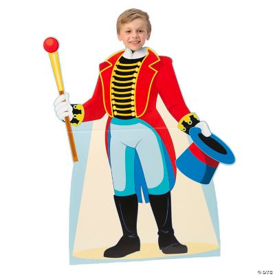 38" x 46" Carnival Ringmaster Cardboard Cutout Photo Booth Stand-In ...