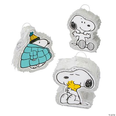 6" – 6 1/2" Mini Peanuts® Snoopy Piñata Decorations Set - 3 Pc ...