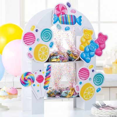 Candy World Party Favor & Handouts Shelf Kit - 25 Pc.
