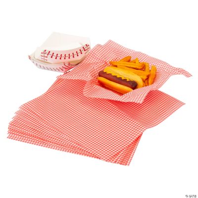 96 Pc. Baseball-Themed Food Tray & Paper Liners Kit for 48