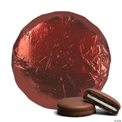 20 Pcs Foil Wrapped Chocolate Covered Oreo Cookies Maroon Candy Party ...
