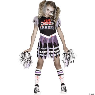 Girl’s Zombie Fearleader Cheer Costume | Oriental Trading