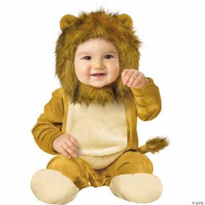 Baby Brown Jumpsuit Cuddly Lion Costume | Oriental Trading