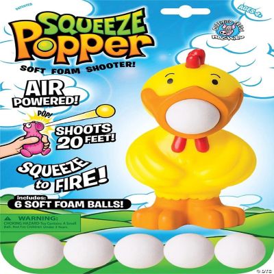 Hog Wild Chicken Ball Popper Toy - Includes 4 Soft Foam Balls, Use ...