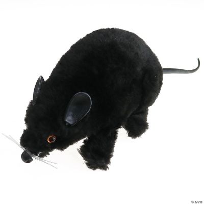 Skeleteen Realistic Black Prank Rat - Real Looking Scary Plush Fake ...