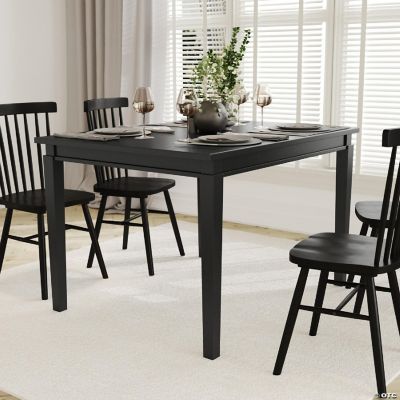 Emma + Oliver Cullen 47" Solid Wood Dining Table, 3 Inch Offset Paneled ...
