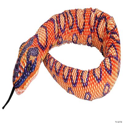 Wild Republic Plush Snake Rainbow Boa Scales Stuffed Animal, 54 Inches ...