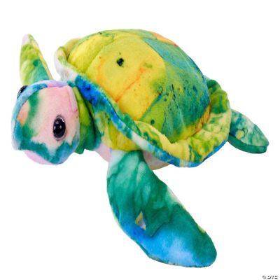 Wild Republic Mysteries Of Atlantis Sea Turtle Stuffed Animal, 8 Inches