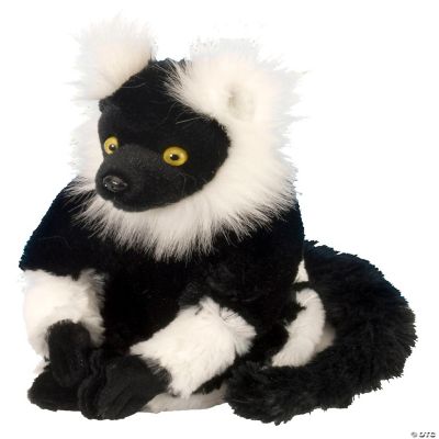 Wild Republic Cuddlekins Mini Black & White Ruffed Lemur Stuffed Animal ...