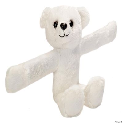Wild Republic Huggers Polar Bear Stuffed Animal, 8 Inches