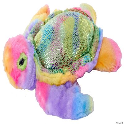 Wild Republic Rainbowkins Sea Turtle Stuffed Animal, 12 Inches ...