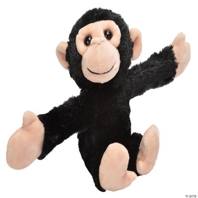 Wild Republic Huggers Chimpanzee Stuffed Animal, 8 Inches