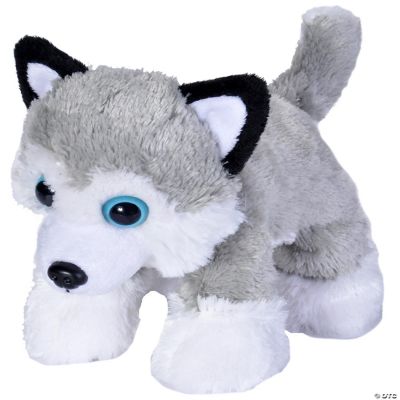 Wild Republic Hug'ems Husky Stuffed Animal, 7 Inches | Oriental Trading