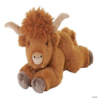 Wild Republic Ecokins Highland Cow Stuffed Animal, 12 Inches