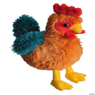 Wild Republic Hug'ems Rooster Stuffed Animal, 7 Inches | Oriental Trading