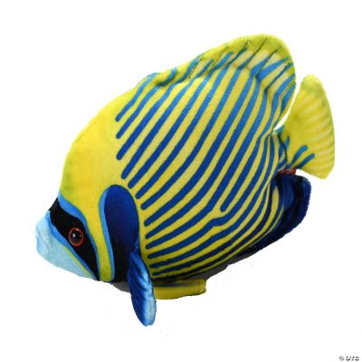 Wild Republic Coral Reefs Emperor Angelfish Stuffed Animal, 6 Inches ...