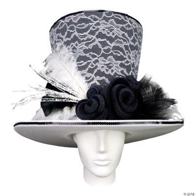 Foam Party Hats Luxurious Derby Wide Top Hat - Photo Booth Prop - Party ...