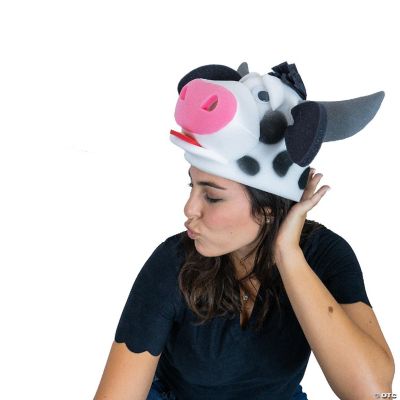 Foam Party Hats Cow Hat - Photo Booth Prop - Party Favors -Halloween ...