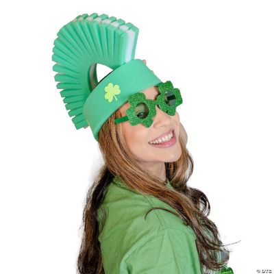Foam Party Hats St. Patrick´s Mohawk Headband - Photo Booth Prop ...