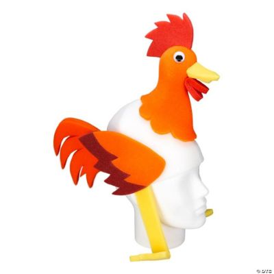 Foam Party Hats Rooster Hat - Photo Booth Prop - Party Favors ...