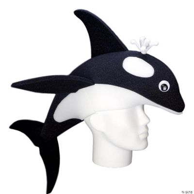 Foam Party Hats Killer Whale Hat - Photo Booth Prop - Party Favors ...