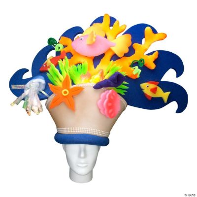 Foam Party Hats Coral Reef Hat - Photo Booth Prop - Party Favors ...