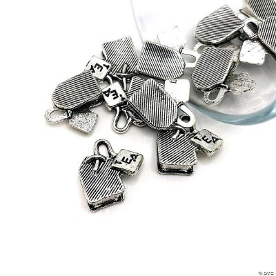 20 Pcs Silver Tea Bag 3D Charms | Oriental Trading