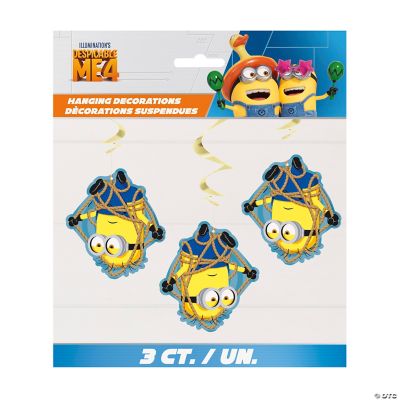 5 3/4" x 30 1/4" Despicable Me 4 Minions Hanging Swirl Decorations - 3 ...