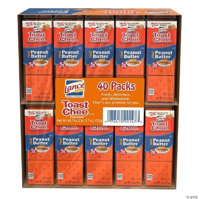 Lance Toast Chee Peanut Butter Crackers (40 Count) | Oriental Trading