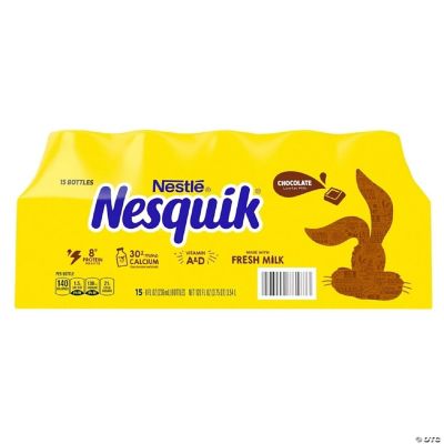 Nesquik Chocolate Milk Beverage, 8 Fluid Ounce (Pack of 15)