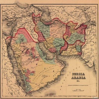 1855 Map Clearly Shows The Political And Cultural Geography Of The ...