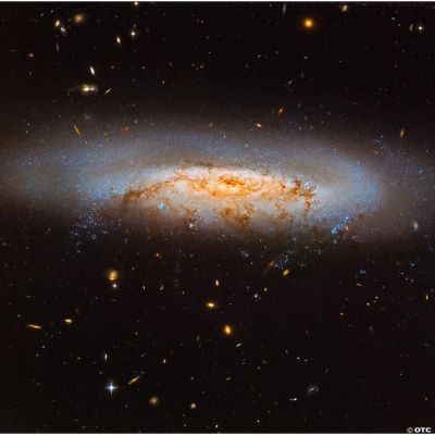 The Virgo Cluster galaxy NGC 4522 Poster Print by Roberto Colombari ...