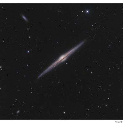 NGC 4565 known as the Needle Galaxy Poster Print 14 x 13