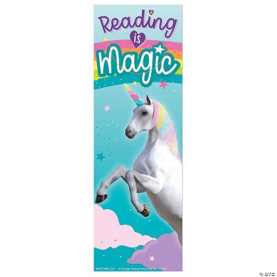 Unicorn Reading Is Magic Bookmarks, Pack Of 36
