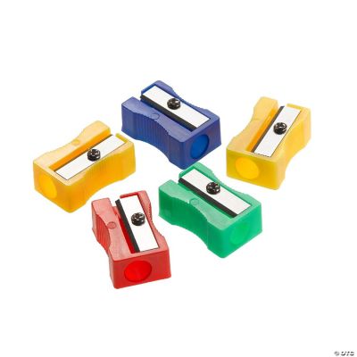 Single Hole Pencil Sharpener Classroom Pack, 24 Per Pack, 3 Packs