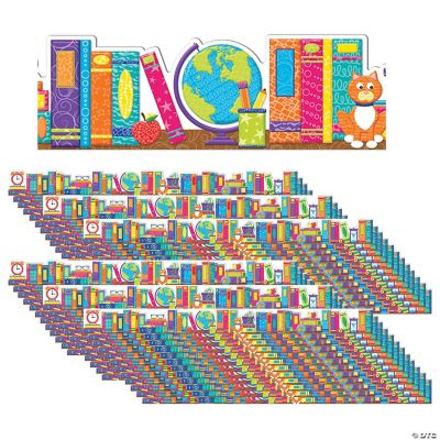 Color My World Books Extra Wide Deco Trim 37 Feet Per Pack 6 Packs